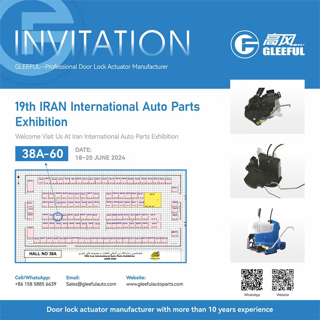 19th Iran International Auto Parts Exhibition - Ruian Gleeful Auto Parts